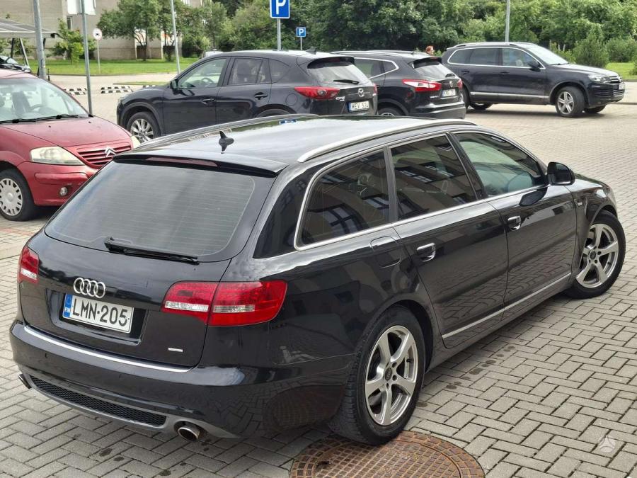 Black Audi A6 2011 in Silute, with an engine capacity of 2.97 L and mileage of 340 thousand km for 5900 €, photo 3 on AUTOMOTO.COM.LV
