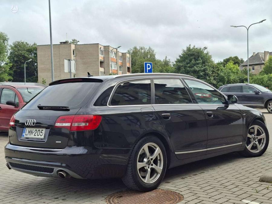 Black Audi A6 2011 in Silute, with an engine capacity of 2.97 L and mileage of 340 thousand km for 5900 €, photo 9 on AUTOMOTO.COM.LV
