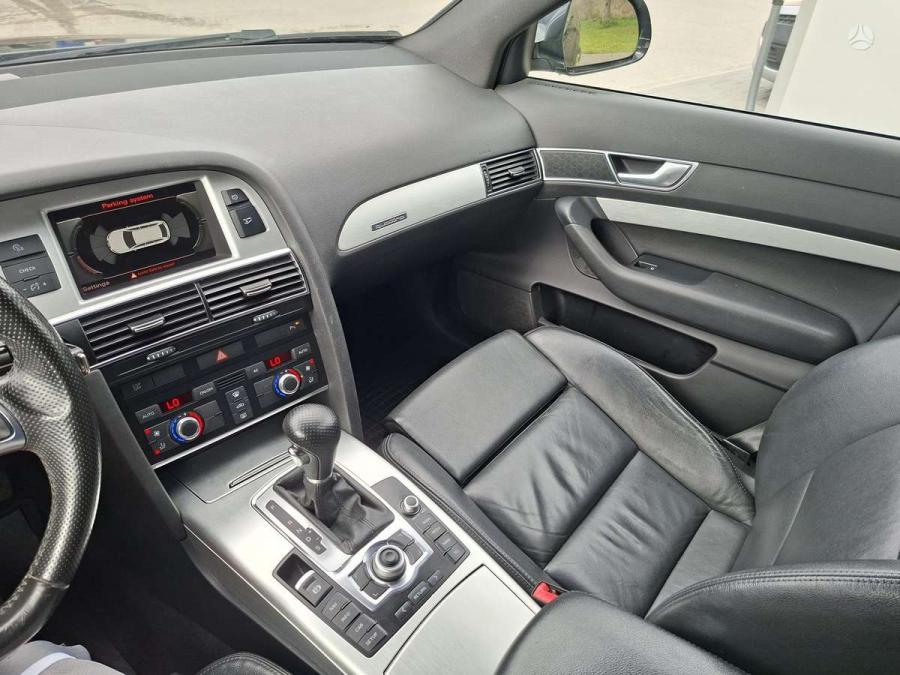 Black Audi A6 2011 in Silute, with an engine capacity of 2.97 L and mileage of 340 thousand km for 5900 €, photo 13 on AUTOMOTO.COM.LV