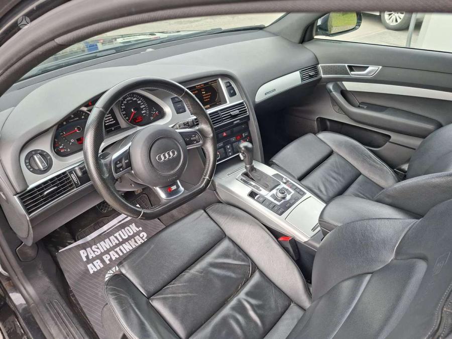Black Audi A6 2011 in Silute, with an engine capacity of 2.97 L and mileage of 340 thousand km for 5900 €, photo 26 on AUTOMOTO.COM.LV