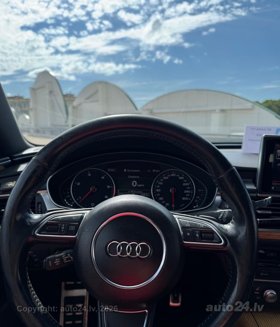 Black Audi A6 2011 in Tallinn, with an engine capacity of 3.00 L and mileage of 308 thousand km for 9600 €, photo 7 on AUTOMOTO.COM.LV