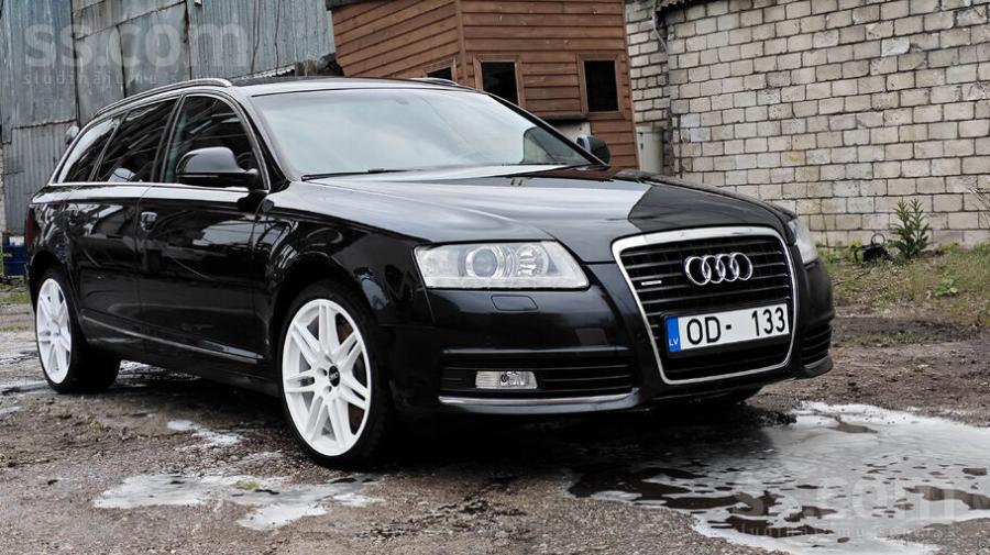 Black Audi A6 2011 in Riga, with an engine capacity of 3.00 L and mileage of 455 thousand km for 6250 €, photo 1 on AUTOMOTO.COM.LV