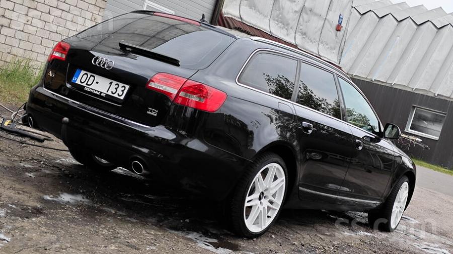 Black Audi A6 2011 in Riga, with an engine capacity of 3.00 L and mileage of 455 thousand km for 6250 €, photo 6 on AUTOMOTO.COM.LV
