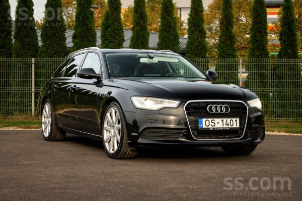 Black Audi A6 2011 in Jelgava, with an engine capacity of 3.00 L and mileage of 425 thousand km for 7990 €, photo 1 on AUTOMOTO.COM.LV