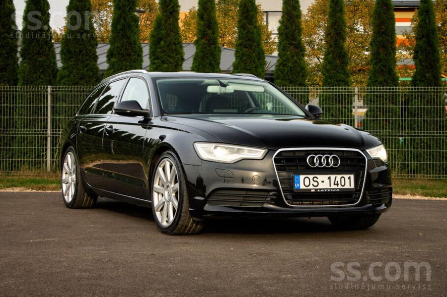 Black Audi A6 2011 in Jelgava, with an engine capacity of 3.00 L and mileage of 425 thousand km for 7990 €, photo 1 on AUTOMOTO.COM.LV