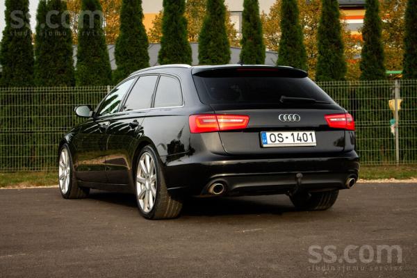 Black Audi A6 2011 in Jelgava, with an engine capacity of 3.00 L and mileage of 425 thousand km for 7990 €, photo 5 on AUTOMOTO.COM.LV