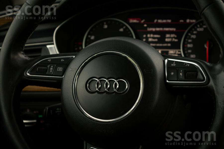 Black Audi A6 2011 in Jelgava, with an engine capacity of 3.00 L and mileage of 425 thousand km for 7990 €, photo 13 on AUTOMOTO.COM.LV