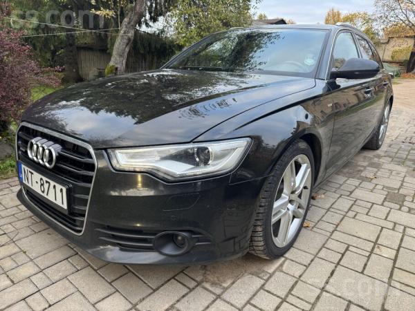 Melns Audi A6 2011 Cēsis, ar dzinēja tilpumu 3.00 L un nobraukumu 265 tūkst. km par 10700 €, foto 1 vietnē AUTOMOTO.COM.LV