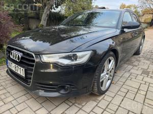 Black Audi A6 2011 in Cesis, with an engine capacity of 3.00 L and mileage of 265 thousand km for 10700 €, photo 1 on AUTOMOTO.COM.LV