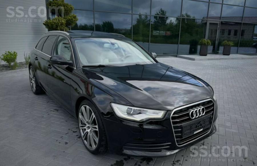 Black Audi A6 2012 in Vilnius, with an engine capacity of 3.00 L and mileage of 259 thousand km for 2000 €, photo 1 on AUTOMOTO.COM.LV