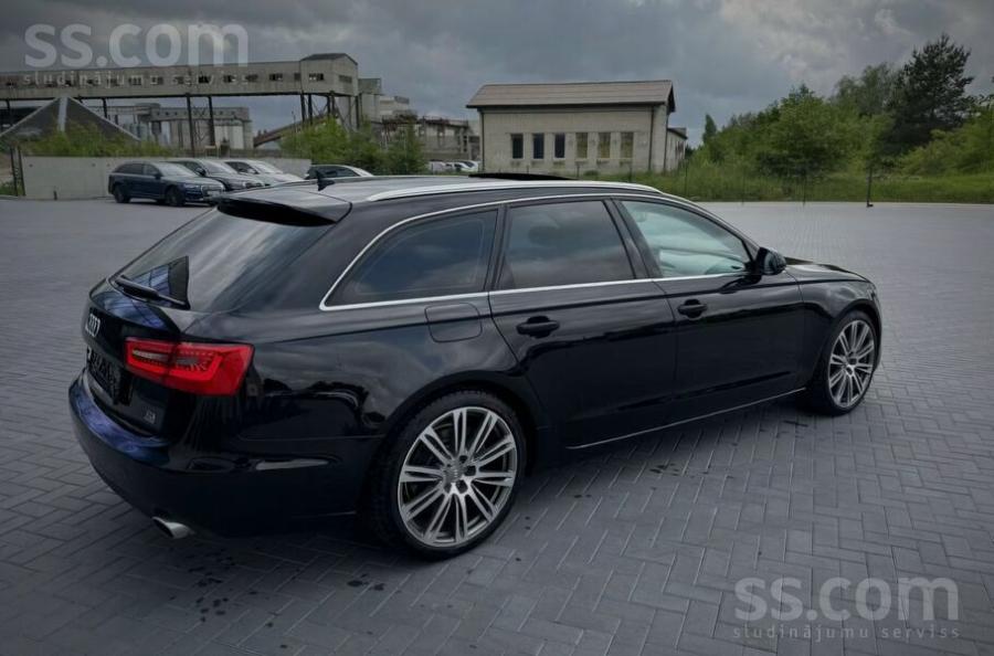 Black Audi A6 2012 in Vilnius, with an engine capacity of 3.00 L and mileage of 259 thousand km for 2000 €, photo 8 on AUTOMOTO.COM.LV
