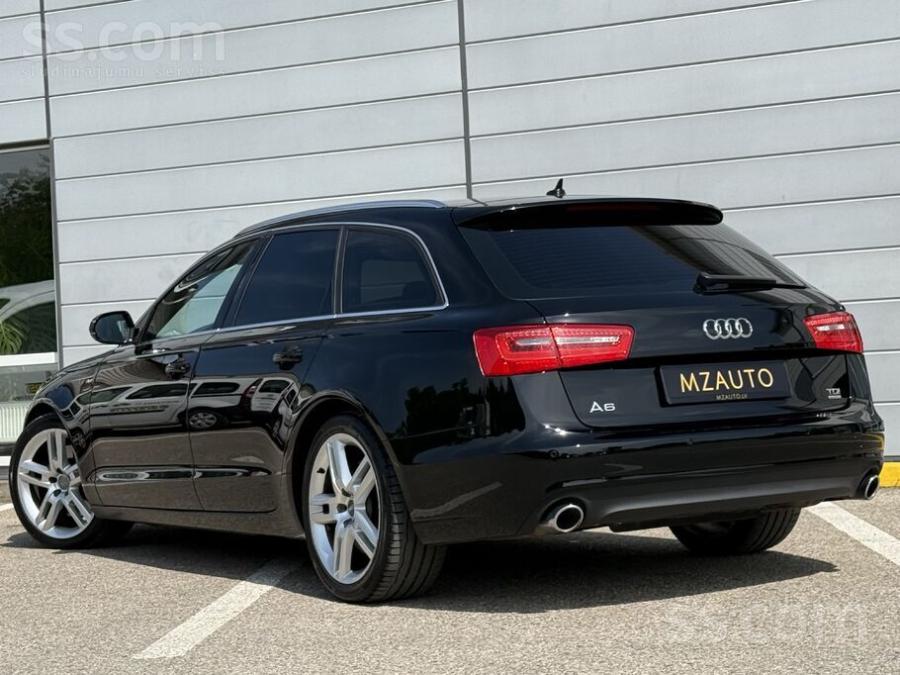 Black Audi A6 2012 in Tukums, with an engine capacity of 3.00 L and mileage of 240 thousand km for 6499 €, photo 3 on AUTOMOTO.COM.LV