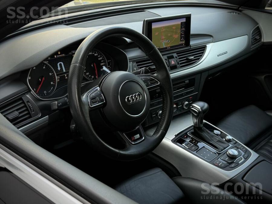 Black Audi A6 2012 in Tukums, with an engine capacity of 3.00 L and mileage of 240 thousand km for 6499 €, photo 5 on AUTOMOTO.COM.LV