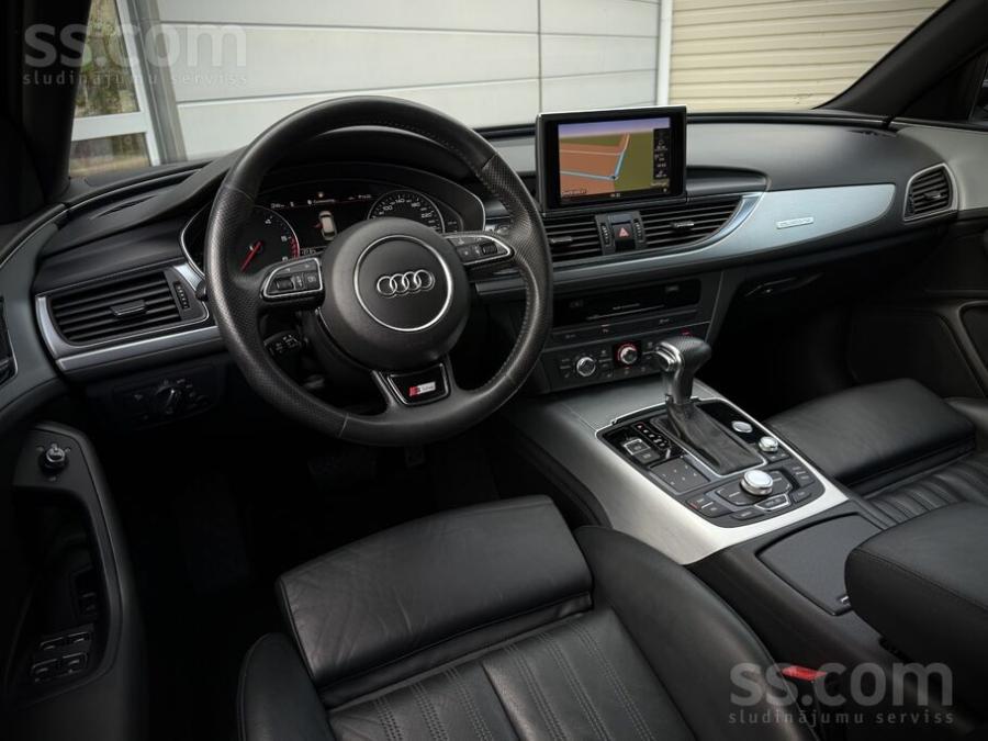 Black Audi A6 2012 in Tukums, with an engine capacity of 3.00 L and mileage of 240 thousand km for 6499 €, photo 6 on AUTOMOTO.COM.LV