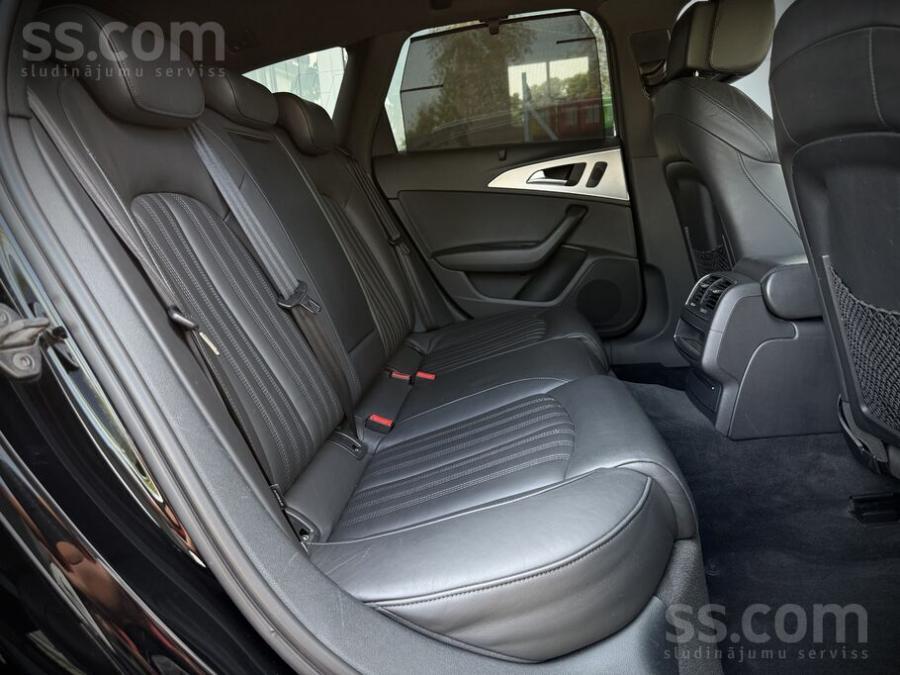 Black Audi A6 2012 in Tukums, with an engine capacity of 3.00 L and mileage of 240 thousand km for 6499 €, photo 9 on AUTOMOTO.COM.LV