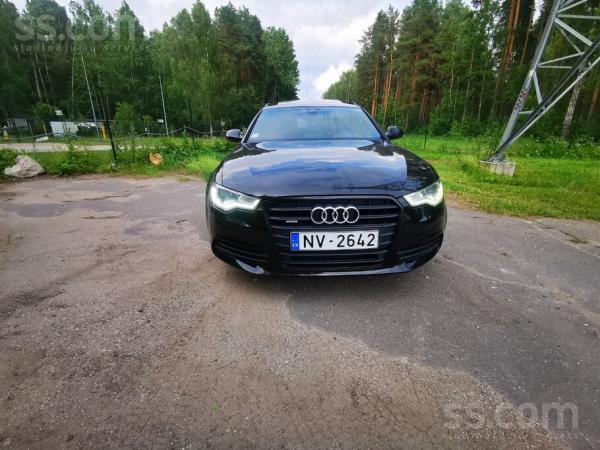 Black Audi A6 2012 in Riga, with an engine capacity of 3.00 L and mileage of 339 thousand km for 9295 €, photo 4 on AUTOMOTO.COM.LV