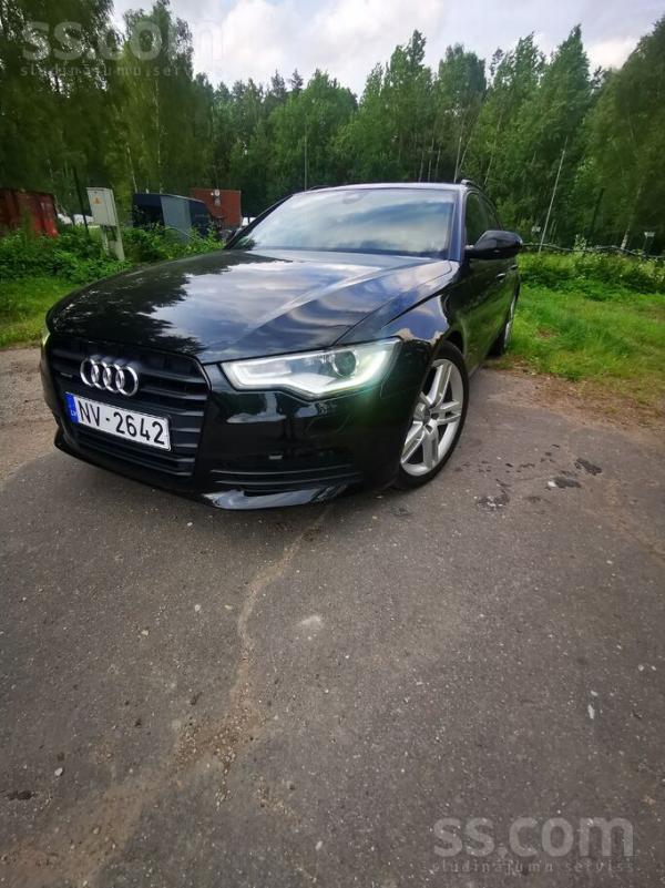 Black Audi A6 2012 in Riga, with an engine capacity of 3.00 L and mileage of 339 thousand km for 9295 €, photo 6 on AUTOMOTO.COM.LV