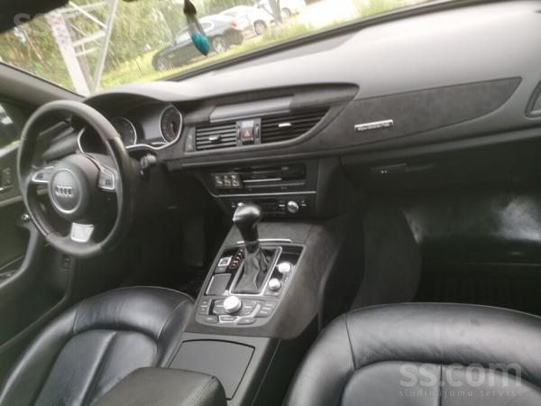 Black Audi A6 2012 in Riga, with an engine capacity of 3.00 L and mileage of 339 thousand km for 9295 €, photo 9 on AUTOMOTO.COM.LV