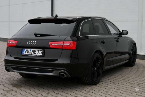 Black Audi A6 2012 in Kretinga, with an engine capacity of 2.97 L and mileage of 252 thousand km for 11399 €, photo 7 on AUTOMOTO.COM.LV