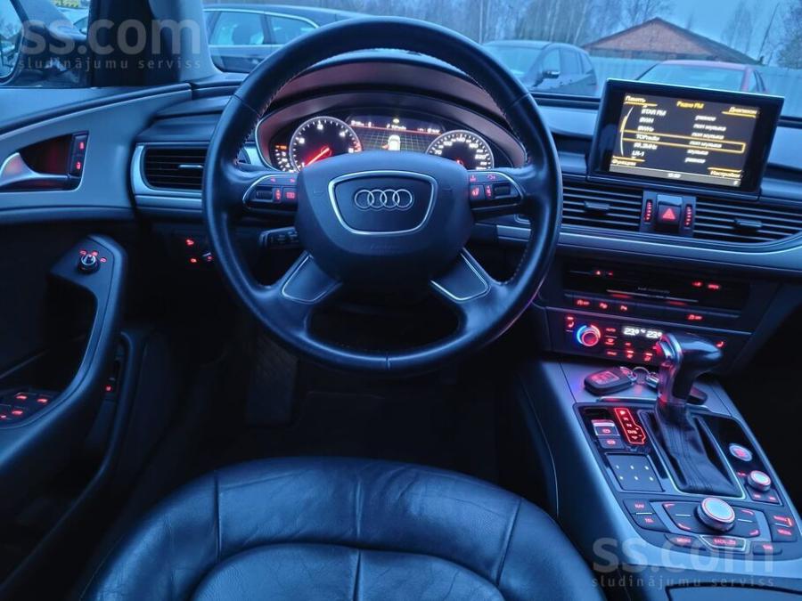Melns Audi A6 2012 Daugavpils, ar dzinēja tilpumu 3.00 L un nobraukumu 285 tūkst. km par 12500 €, foto 24 vietnē AUTOMOTO.COM.LV