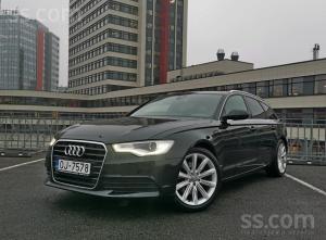 Black Audi A6 2012 in Riga, with an engine capacity of 3.00 L and mileage of 307 thousand km for 10490 €, photo  on AUTOMOTO.COM.LV