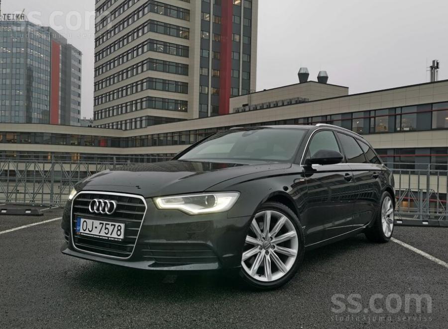 Melns Audi A6 2012 Rīga, ar dzinēja tilpumu 3.00 L un nobraukumu 307 tūkst. km par 10490 €, foto 1 vietnē AUTOMOTO.COM.LV