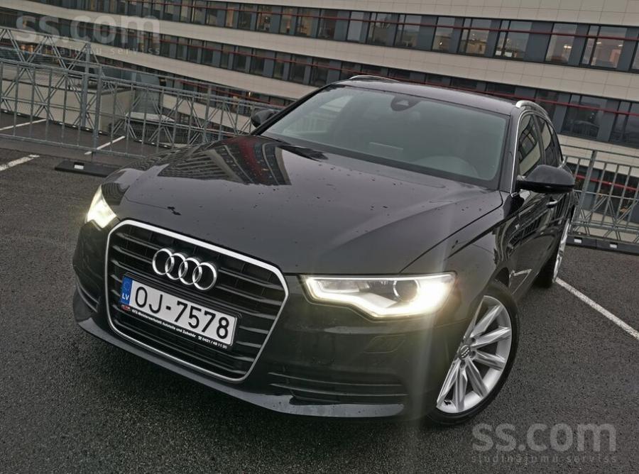 Melns Audi A6 2012 Rīga, ar dzinēja tilpumu 3.00 L un nobraukumu 307 tūkst. km par 10490 €, foto 2 vietnē AUTOMOTO.COM.LV
