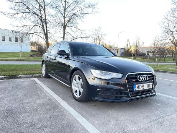 Black Audi A6 2012 in Vilnius, with an engine capacity of 2.97 L and mileage of 328 thousand km for 10777 €, photo 3 on AUTOMOTO.COM.LV
