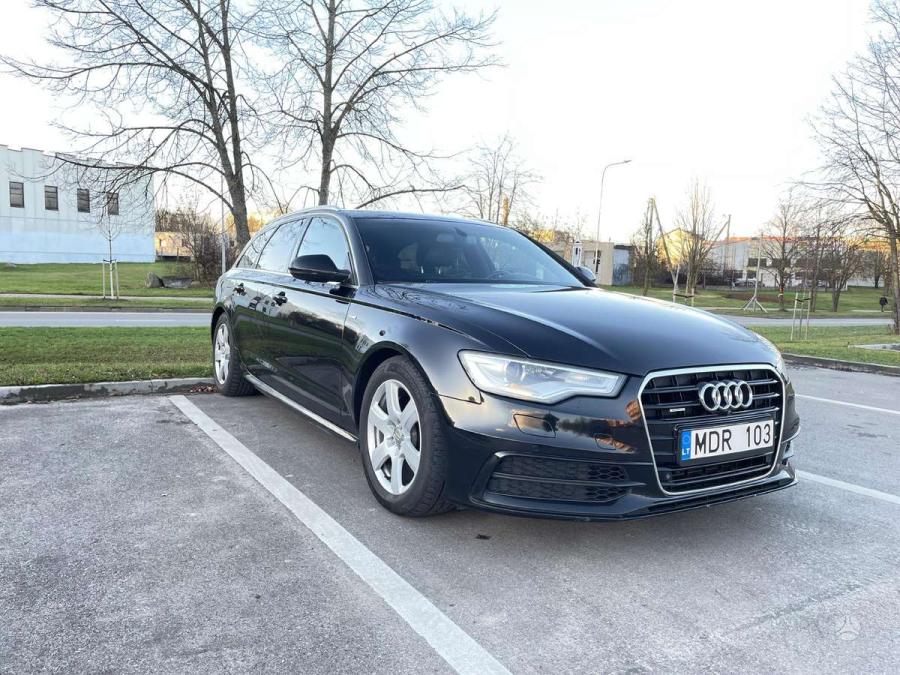 Melns Audi A6 2012 Viļņa, ar dzinēja tilpumu 2.97 L un nobraukumu 328 tūkst. km par 10777 €, foto 3 vietnē AUTOMOTO.COM.LV