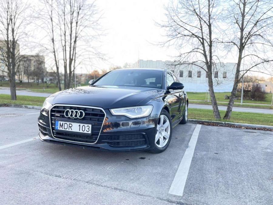 Melns Audi A6 2012 Viļņa, ar dzinēja tilpumu 2.97 L un nobraukumu 328 tūkst. km par 10777 €, foto 5 vietnē AUTOMOTO.COM.LV