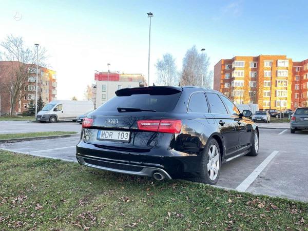 Black Audi A6 2012 in Vilnius, with an engine capacity of 2.97 L and mileage of 328 thousand km for 10777 €, photo 9 on AUTOMOTO.COM.LV