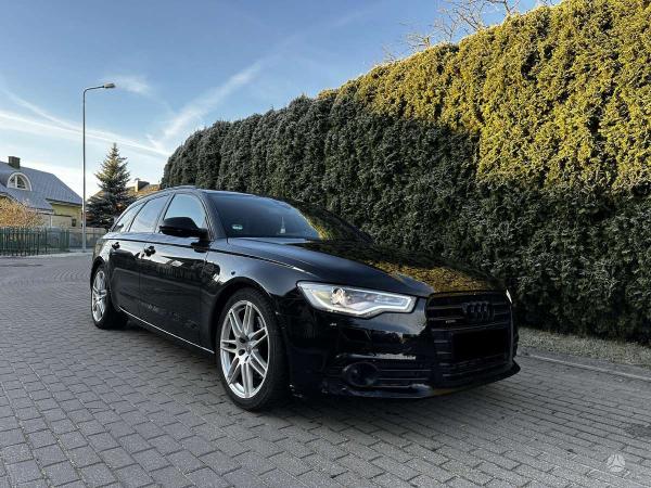 Black Audi A6 2012 in Vilnius, with an engine capacity of 2.97 L and mileage of 290 thousand km for 9700 €, photo 1 on AUTOMOTO.COM.LV