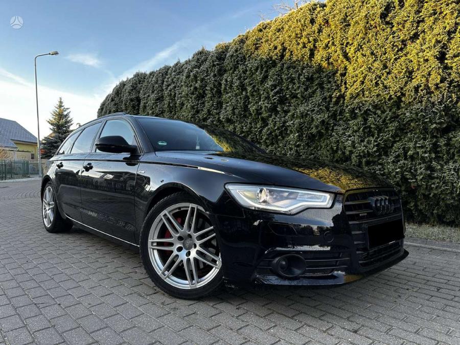 Melns Audi A6 2012 Viļņa, ar dzinēja tilpumu 2.97 L un nobraukumu 290 tūkst. km par 9700 €, foto 5 vietnē AUTOMOTO.COM.LV