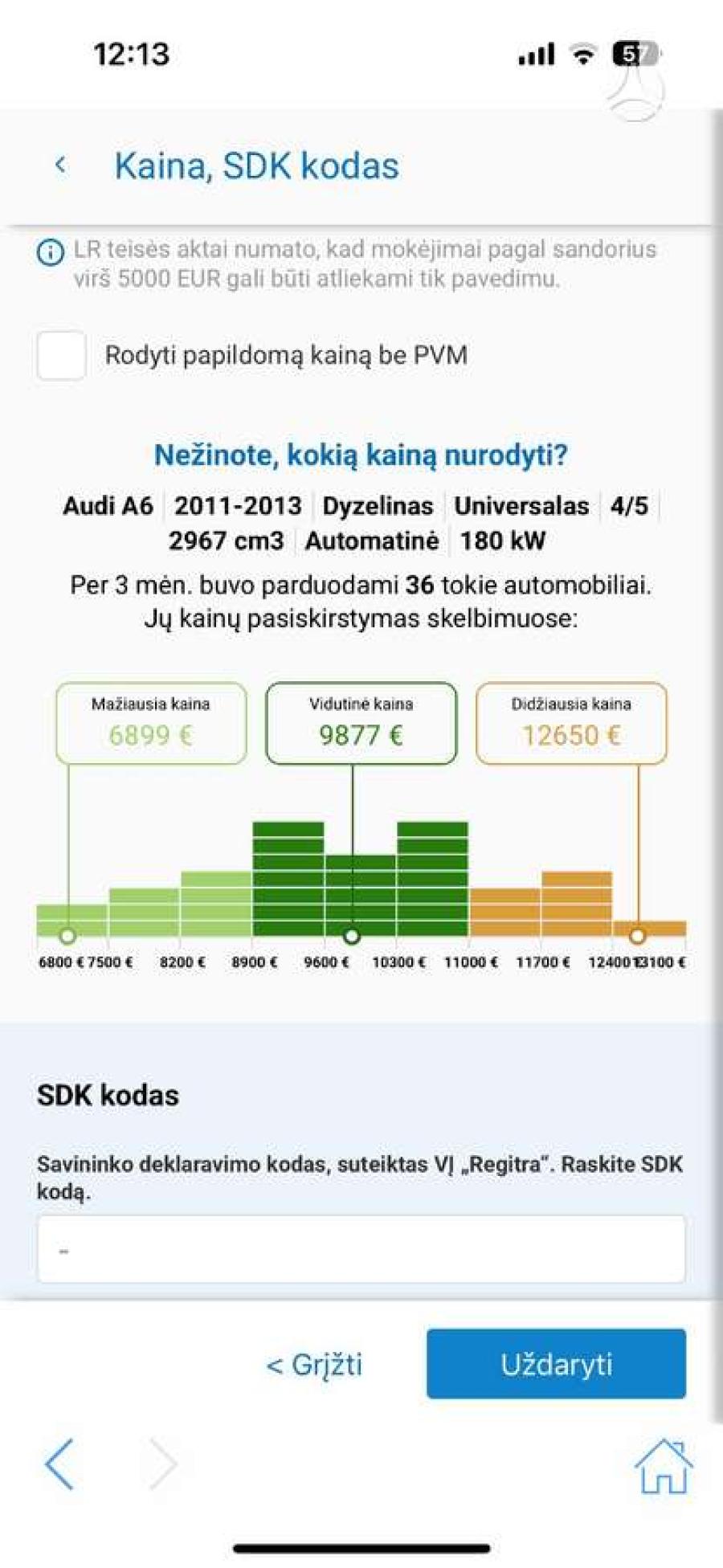 Melns Audi A6 2012 Viļņa, ar dzinēja tilpumu 2.97 L un nobraukumu 290 tūkst. km par 9700 €, foto 33 vietnē AUTOMOTO.COM.LV