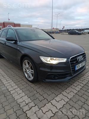 Melns Audi A6 2012 Rīga, ar dzinēja tilpumu 3.00 L un nobraukumu 338 tūkst. km par 108000 €, foto  vietnē AUTOMOTO.COM.LV