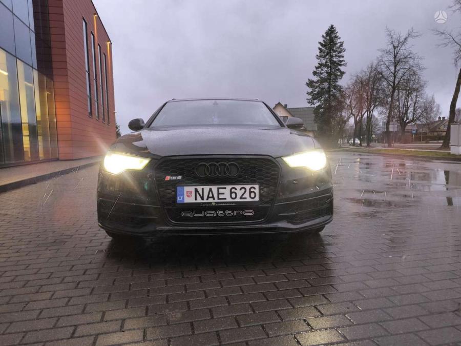 Black Audi A6 2012 in Utena, with an engine capacity of 2.97 L and mileage of 325 thousand km for 12750 €, photo 2 on AUTOMOTO.COM.LV