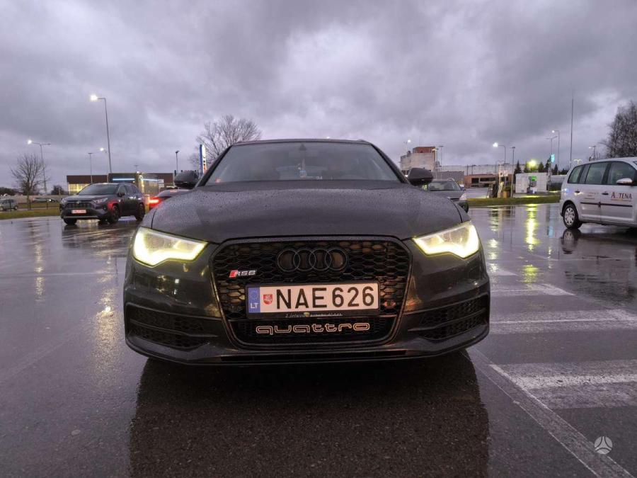 Black Audi A6 2012 in Utena, with an engine capacity of 2.97 L and mileage of 325 thousand km for 12750 €, photo 3 on AUTOMOTO.COM.LV