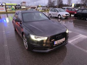 Black Audi A6 2012 in Utena, with an engine capacity of 2.97 L and mileage of 325 thousand km for 12750 €, photo 7 on AUTOMOTO.COM.LV