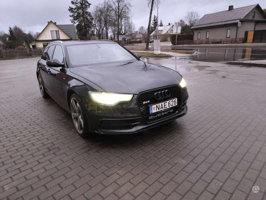 Black Audi A6 2012 in Utena, with an engine capacity of 2.97 L and mileage of 325 thousand km for 12750 €, photo 11 on AUTOMOTO.COM.LV