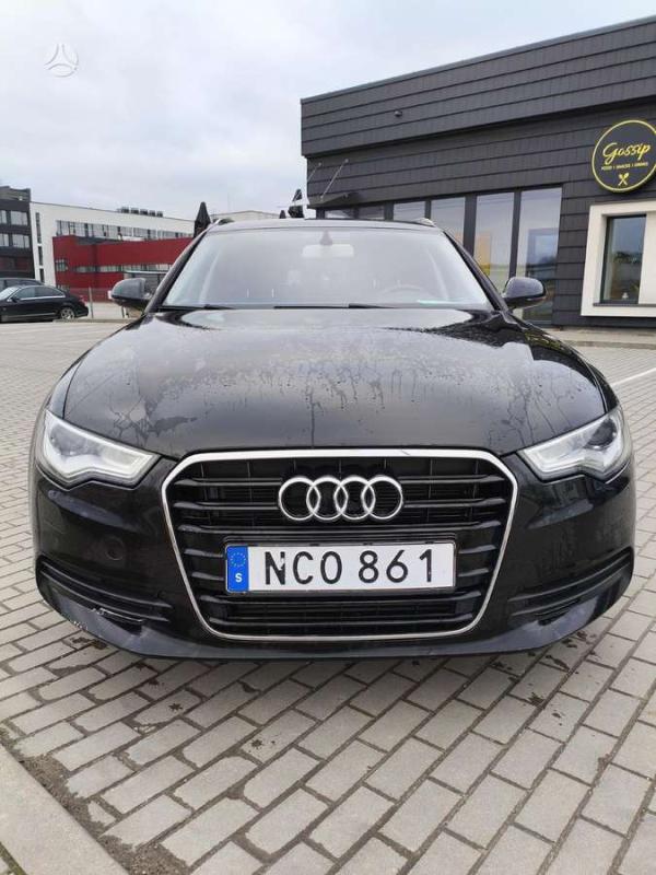 Melns Audi A6 2012 Kauņa, ar dzinēja tilpumu 2.00 L un nobraukumu 260 tūkst. km par 9750 €, foto 2 vietnē AUTOMOTO.COM.LV