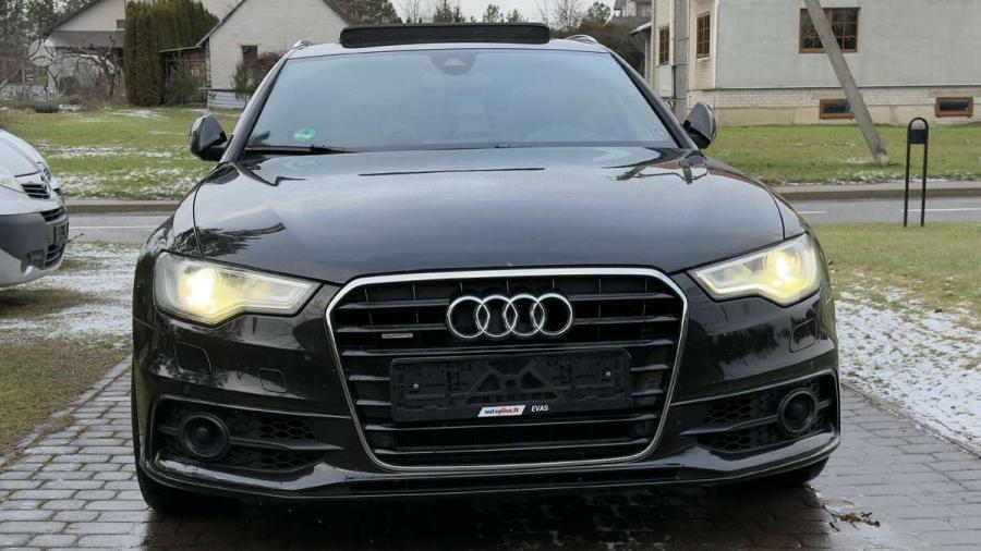 Black Audi A6 2012 in Kupiskis, with an engine capacity of 2.97 L and mileage of 219 thousand km for 11290 €, photo 2 on AUTOMOTO.COM.LV