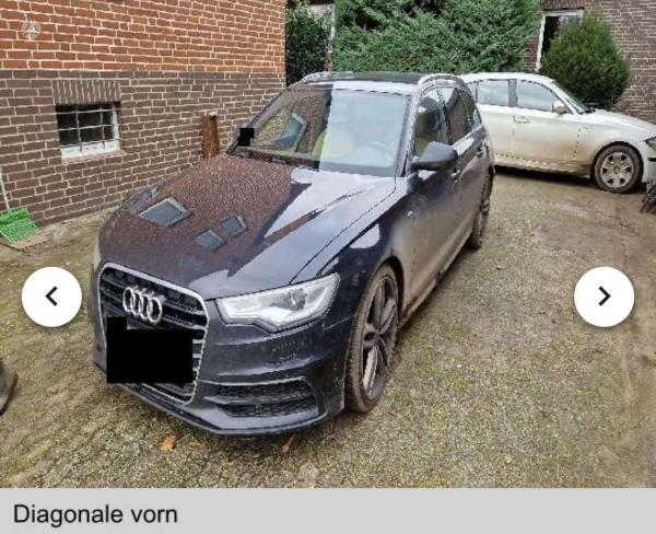 Melns Audi A6 2012 Marijampole, ar dzinēja tilpumu 2.97 L un nobraukumu 374 tūkst. km par 6900 €, foto 1 vietnē AUTOMOTO.COM.LV