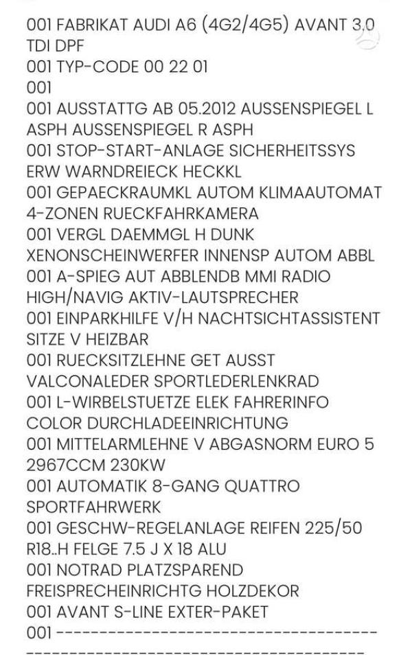 Melns Audi A6 2012 Marijampole, ar dzinēja tilpumu 2.97 L un nobraukumu 374 tūkst. km par 6900 €, foto 9 vietnē AUTOMOTO.COM.LV