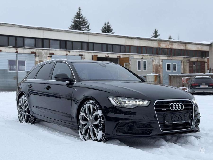 Black Audi A6 2012 in Utena, with an engine capacity of 2.97 L and mileage of 231 thousand km for 12999 €, photo 3 on AUTOMOTO.COM.LV
