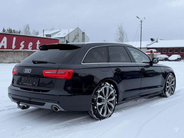 Black Audi A6 2012 in Utena, with an engine capacity of 2.97 L and mileage of 231 thousand km for 12999 €, photo 5 on AUTOMOTO.COM.LV