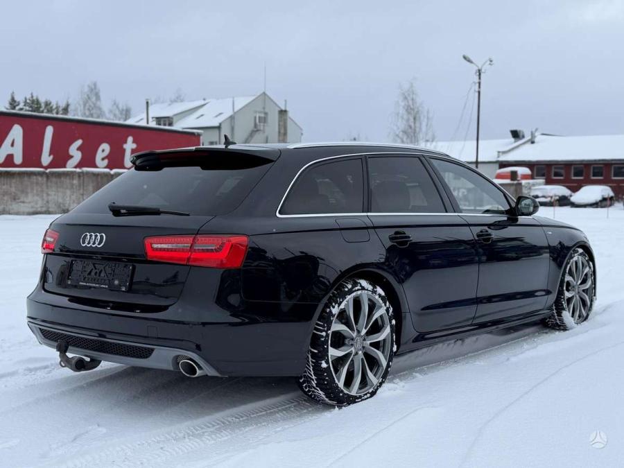 Black Audi A6 2012 in Utena, with an engine capacity of 2.97 L and mileage of 231 thousand km for 12999 €, photo 5 on AUTOMOTO.COM.LV