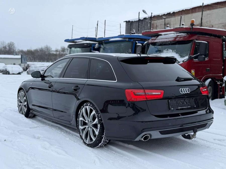 Black Audi A6 2012 in Utena, with an engine capacity of 2.97 L and mileage of 231 thousand km for 12999 €, photo 7 on AUTOMOTO.COM.LV