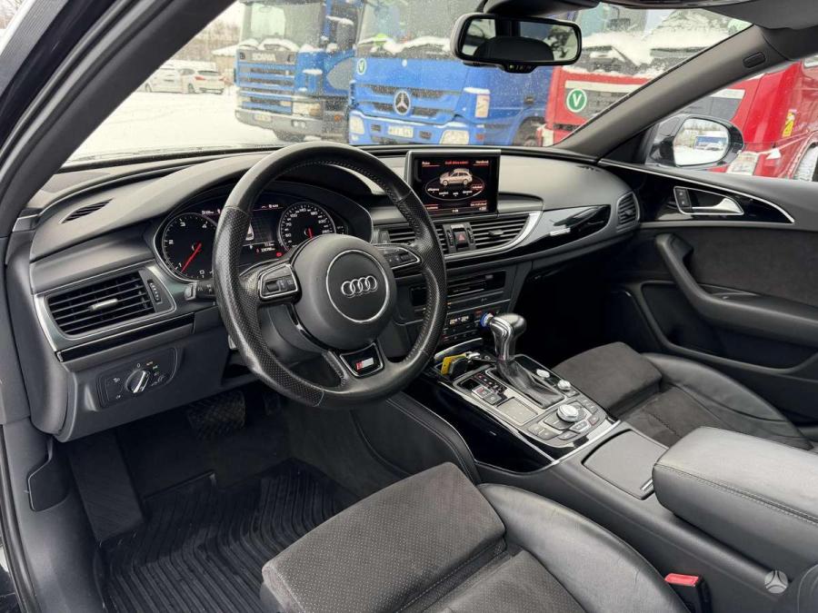 Black Audi A6 2012 in Utena, with an engine capacity of 2.97 L and mileage of 231 thousand km for 12999 €, photo 12 on AUTOMOTO.COM.LV