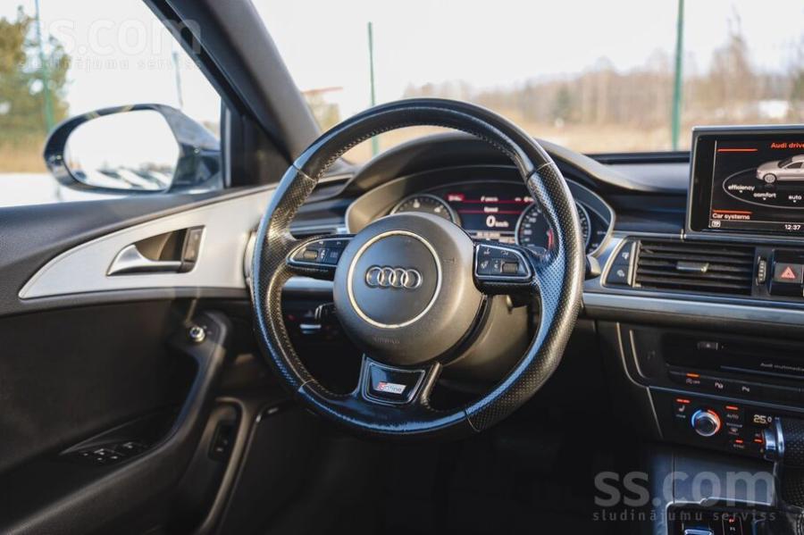 Melns Audi A6 2012 Rīga, ar dzinēja tilpumu 3.00 L un nobraukumu 303 tūkst. km par 13490 €, foto 15 vietnē AUTOMOTO.COM.LV