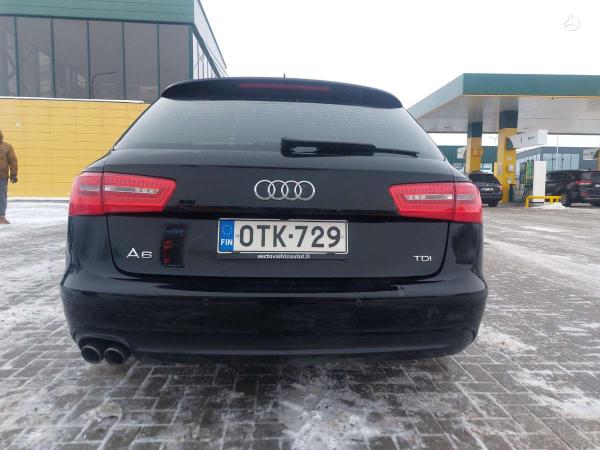 Black Audi A6 2012 in Kaunas, with an engine capacity of 1.97 L and mileage of 306 thousand km for 5950 €, photo 6 on AUTOMOTO.COM.LV